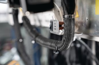 Malha expansiva, malha expansível para proteção de cabos